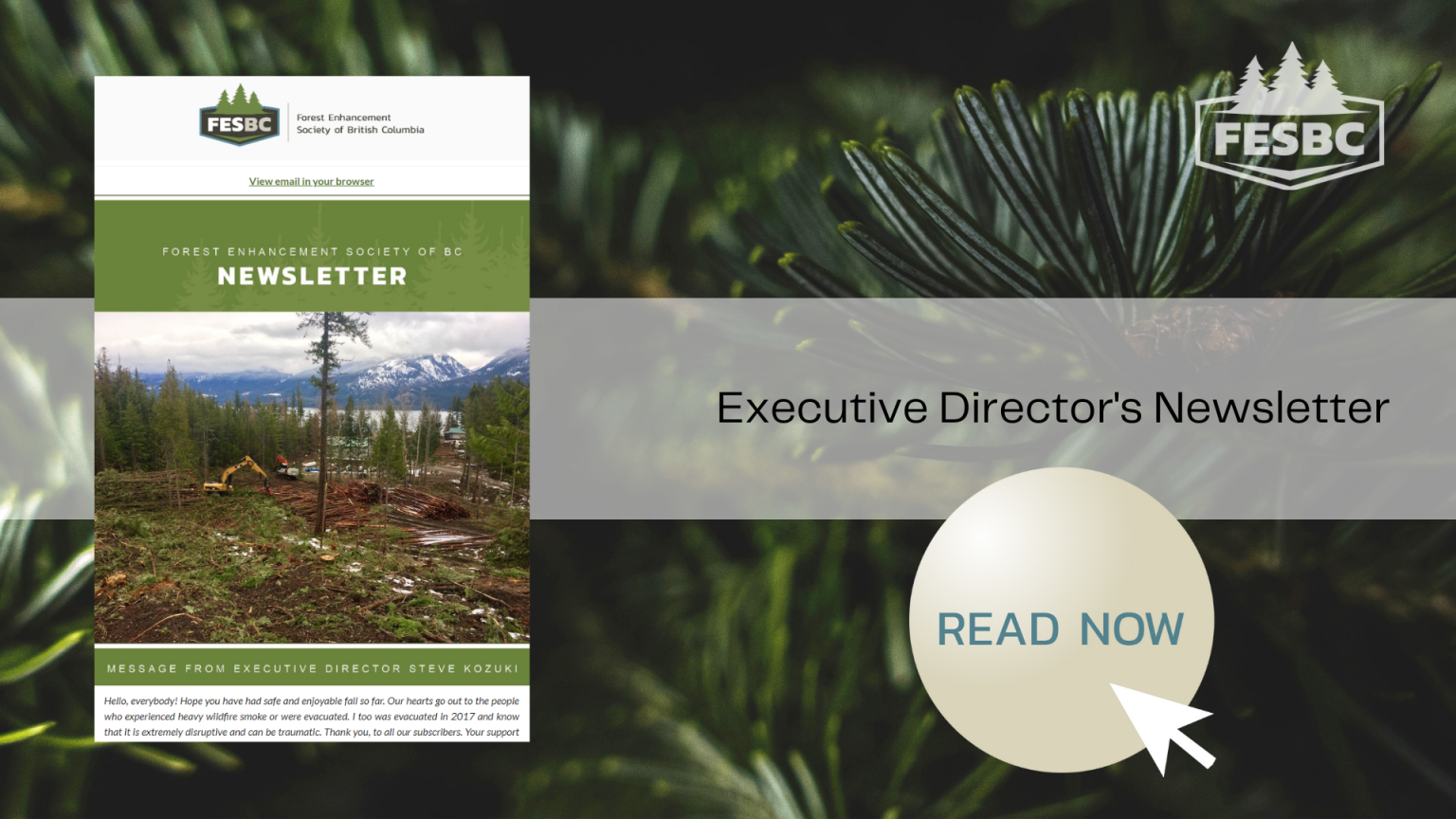 Executive Director’s Newsletter Sep. 2022 – FESBC – Forest Enhancement ...