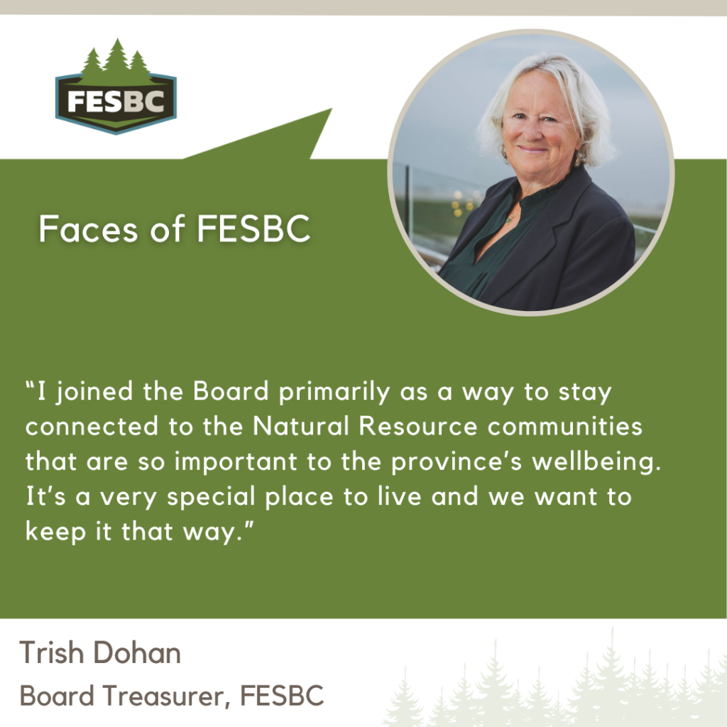 Faces of FESBC: Trish Dohan, Board Treasurer : Forest Enhancement ...